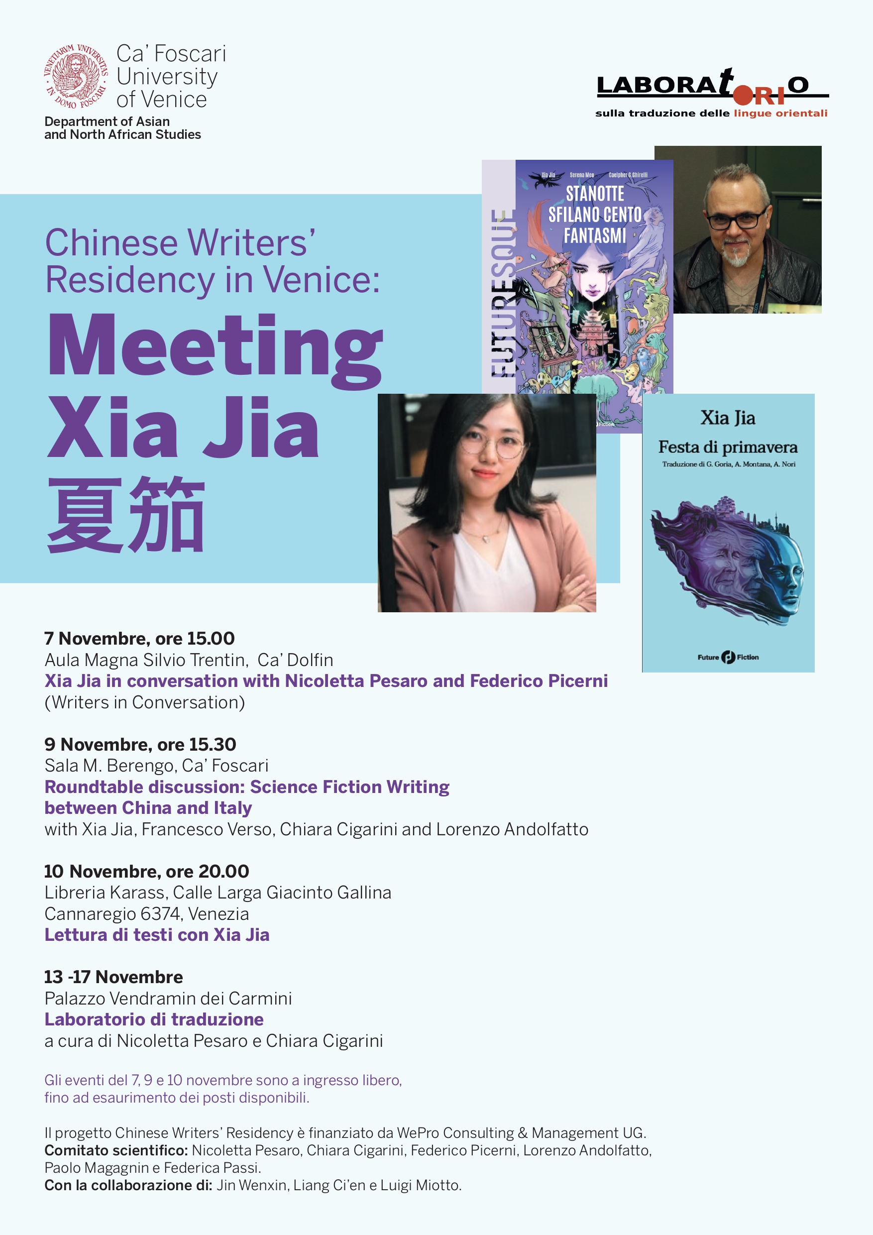 CWR 2023: Xia Jia 夏笳 – Research Group on the Translation of Asian and ...